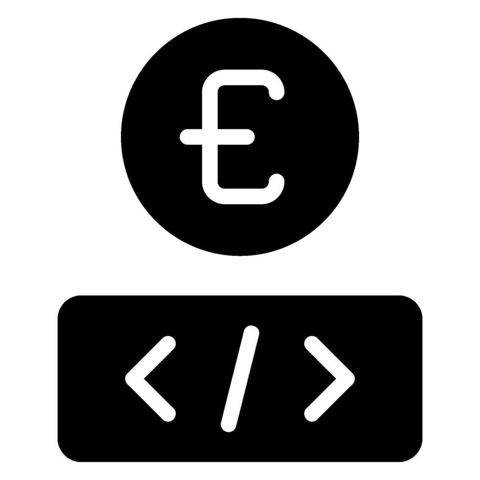 Coding Glyph Icon 44608796 Vector Art At Vecteezy