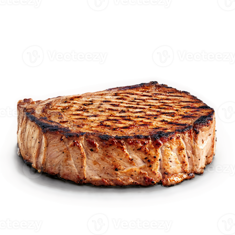 Grilled Pork Chops With Sear Marks Floating And Steaming Food And Culinary Concept 44610249 Png