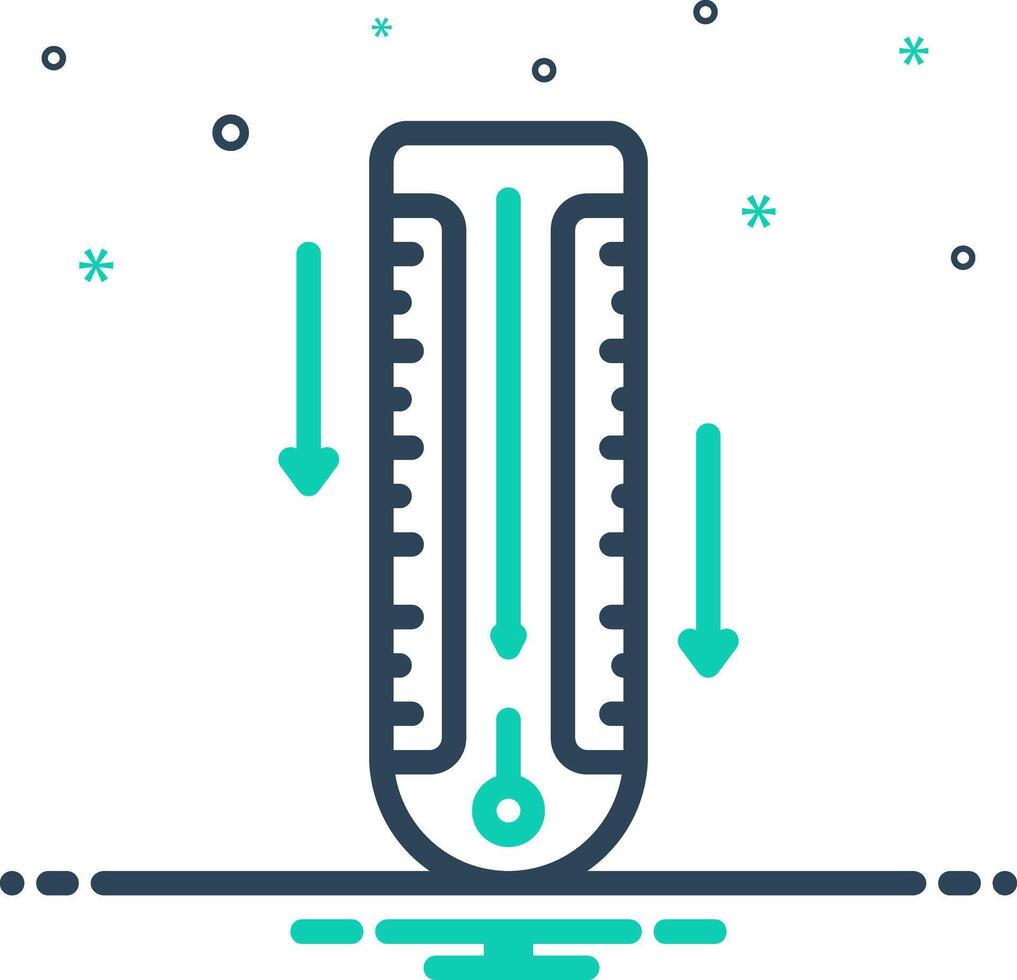 Mix icon for temperature decrease 44611193 Vector Art at Vecteezy