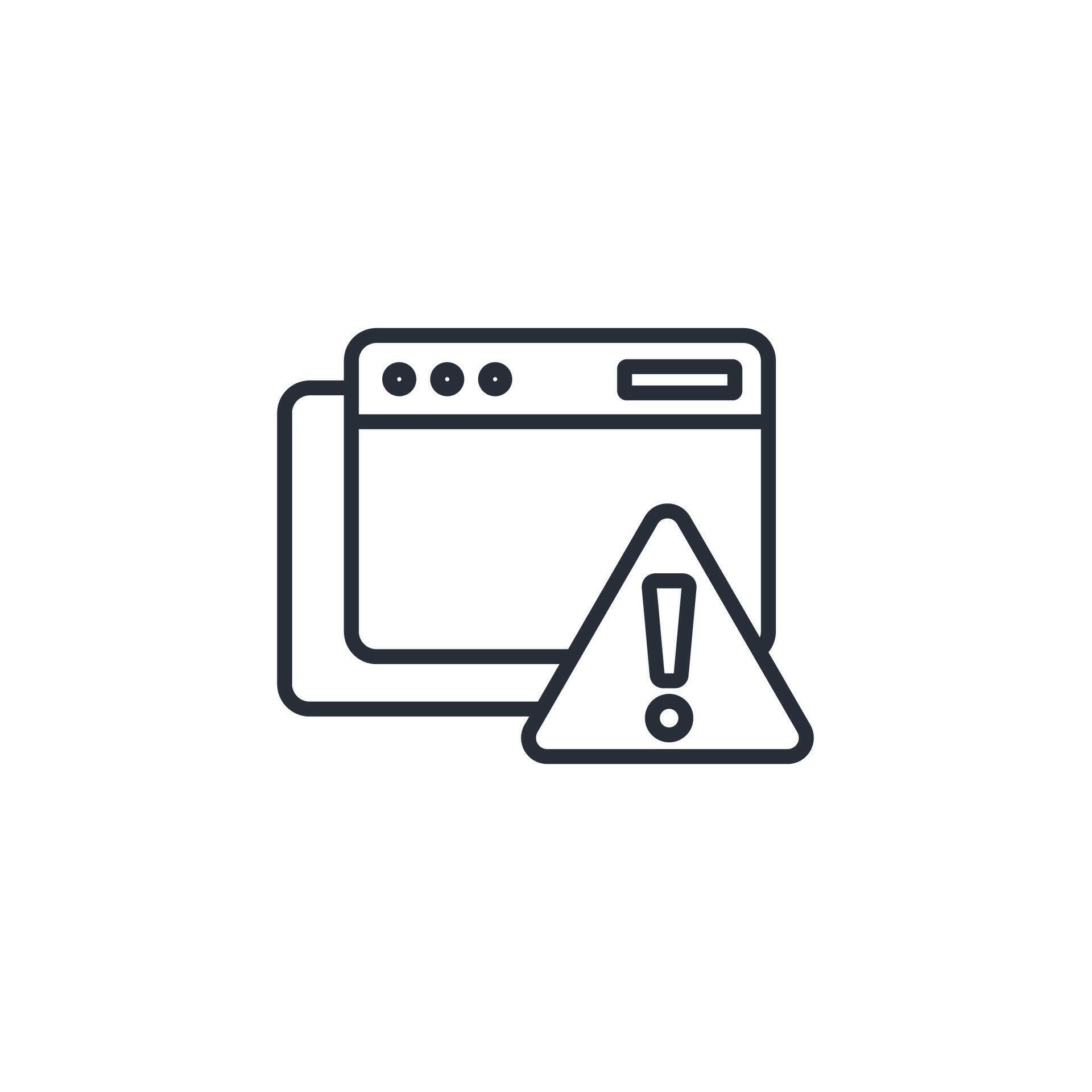 code issue icon. .Editable stroke.linear style sign for use web design ...