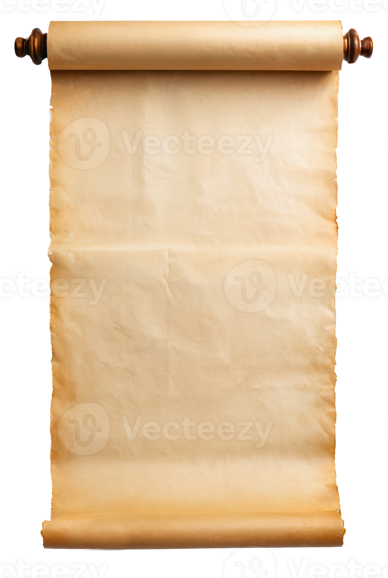 empty scroll of parchment, transparent background 44617910 PNG