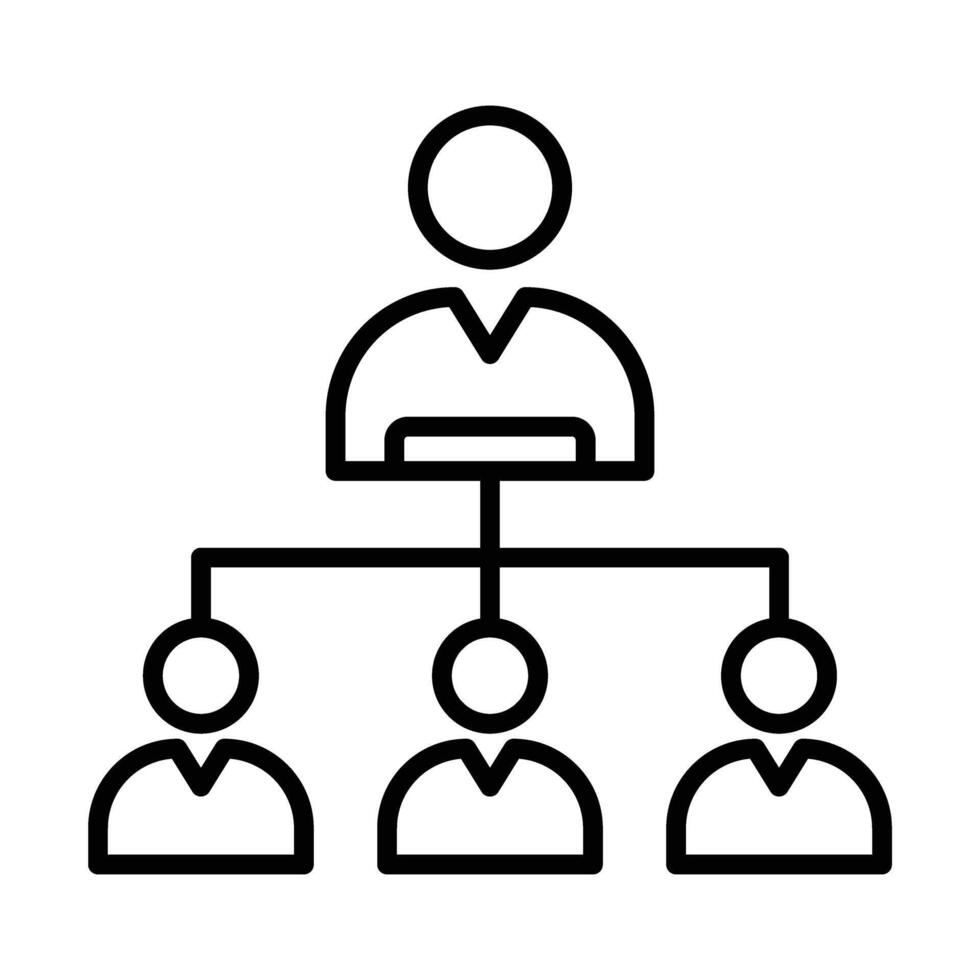 Hierarchy Line Icon Design 44621645 Vector Art at Vecteezy