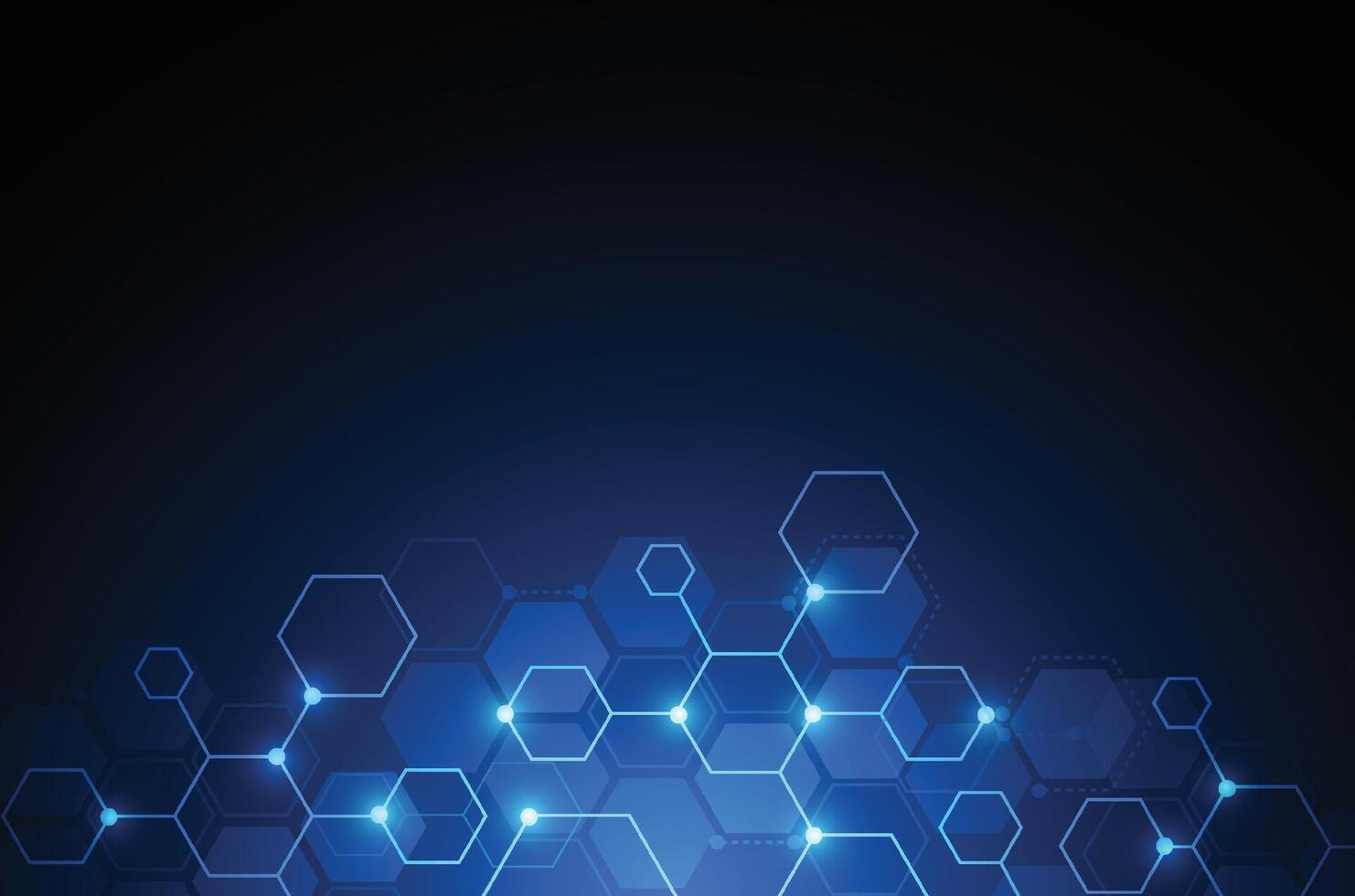 Molecule Structure Abstract Tech Background Medical Design Science Template Wallpaper Or