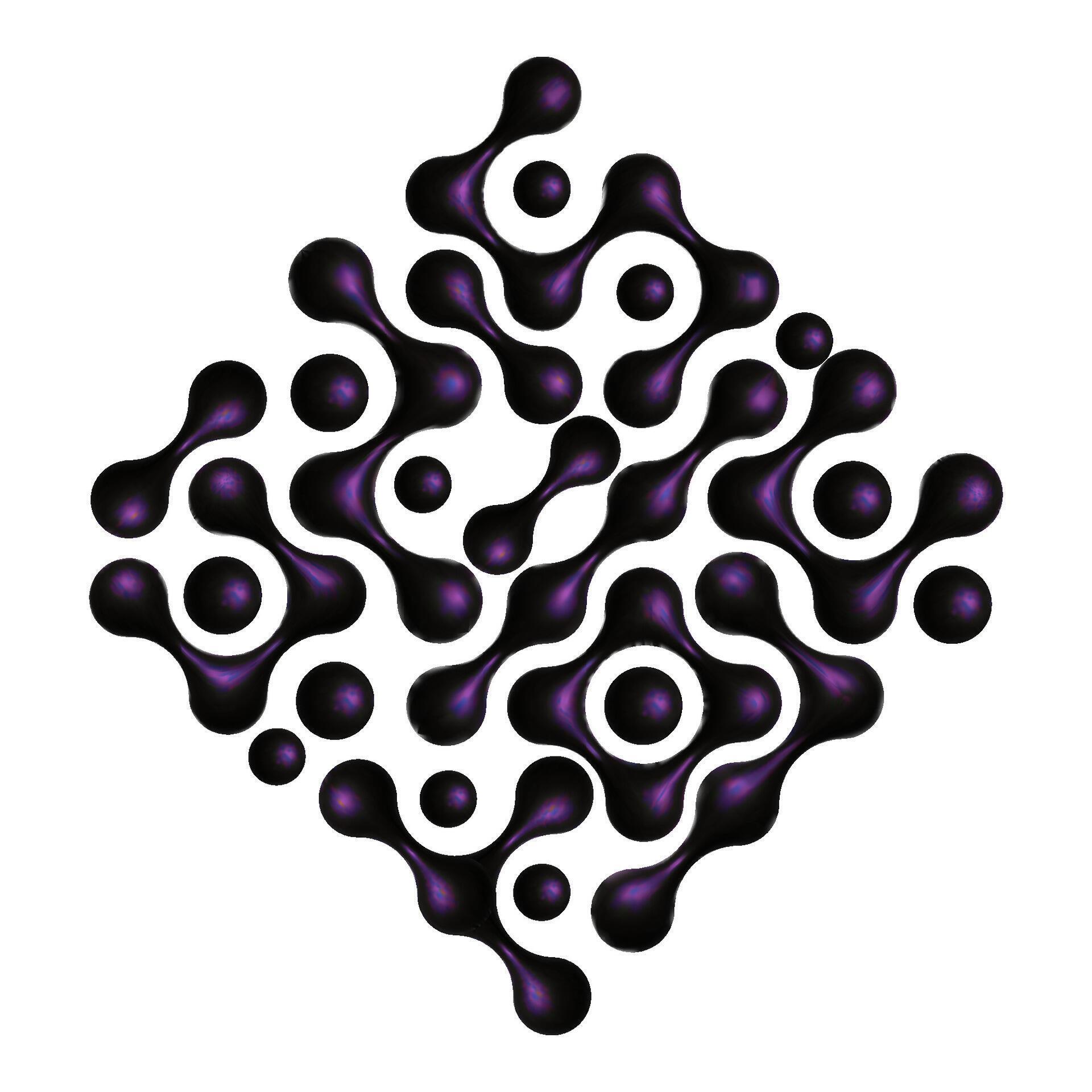 Liquid 3D Morph balls composition isolated on white background. Liquid blob pattern collection ...