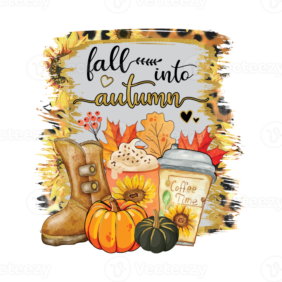 Fall into autumn Fall Sublimation 44651957 PNG Fall into autumn Fall Sublimation 44651957 PNG
