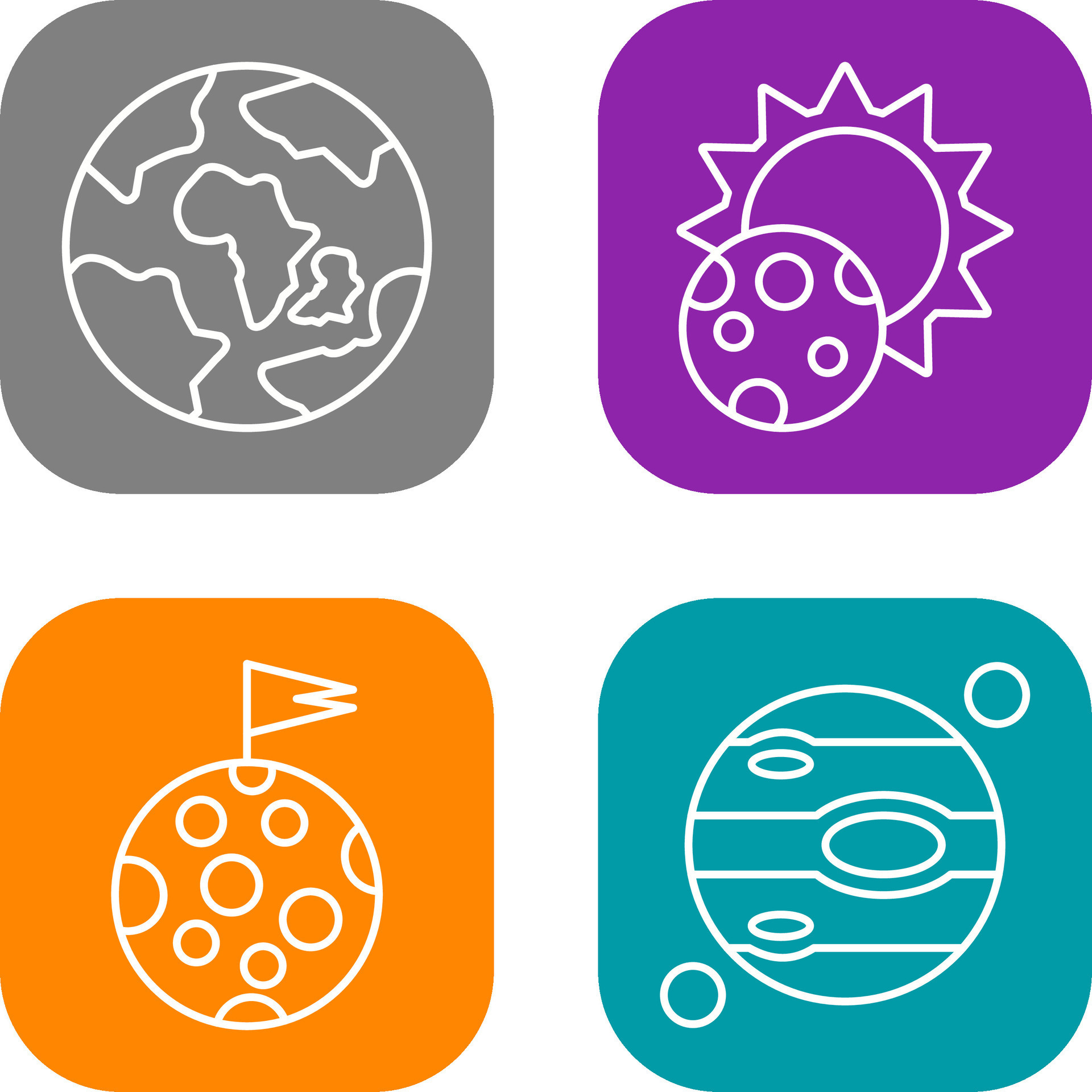 earth and eclipse Icon 44655253 Vector Art at Vecteezy