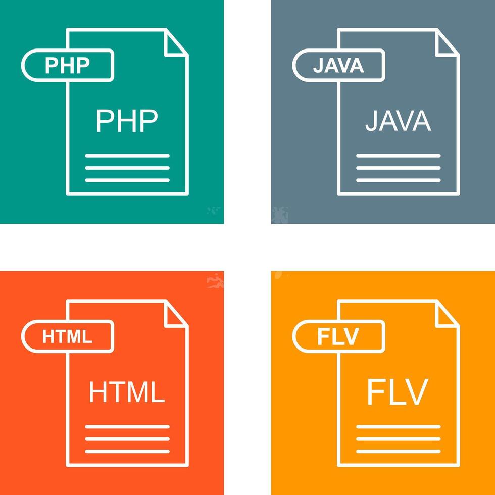 PHP and Java Icon 44656841 Vector Art at Vecteezy