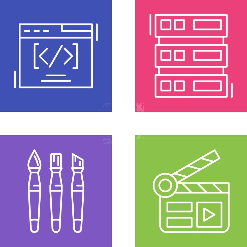 Web Coding ND Server Icon 44657060 Vector Art at Vecteezy