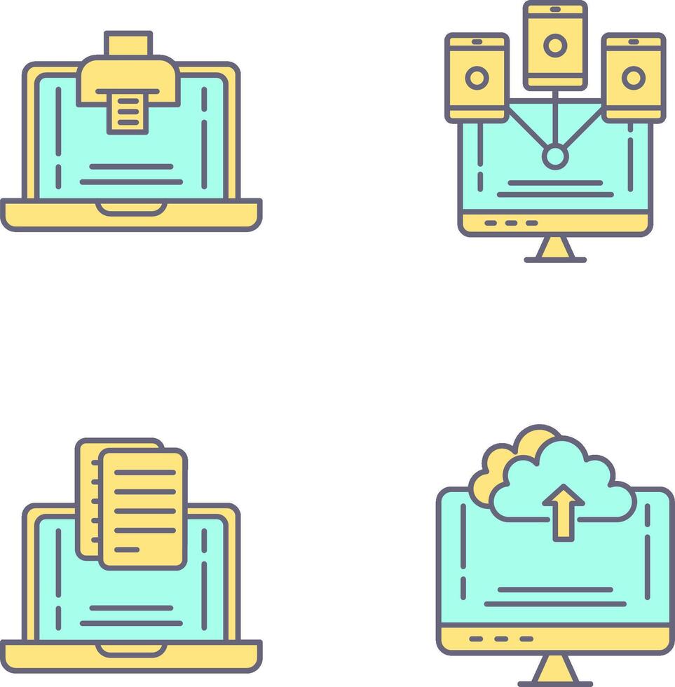 Print and Computer Icon 44658783 Vector Art at Vecteezy