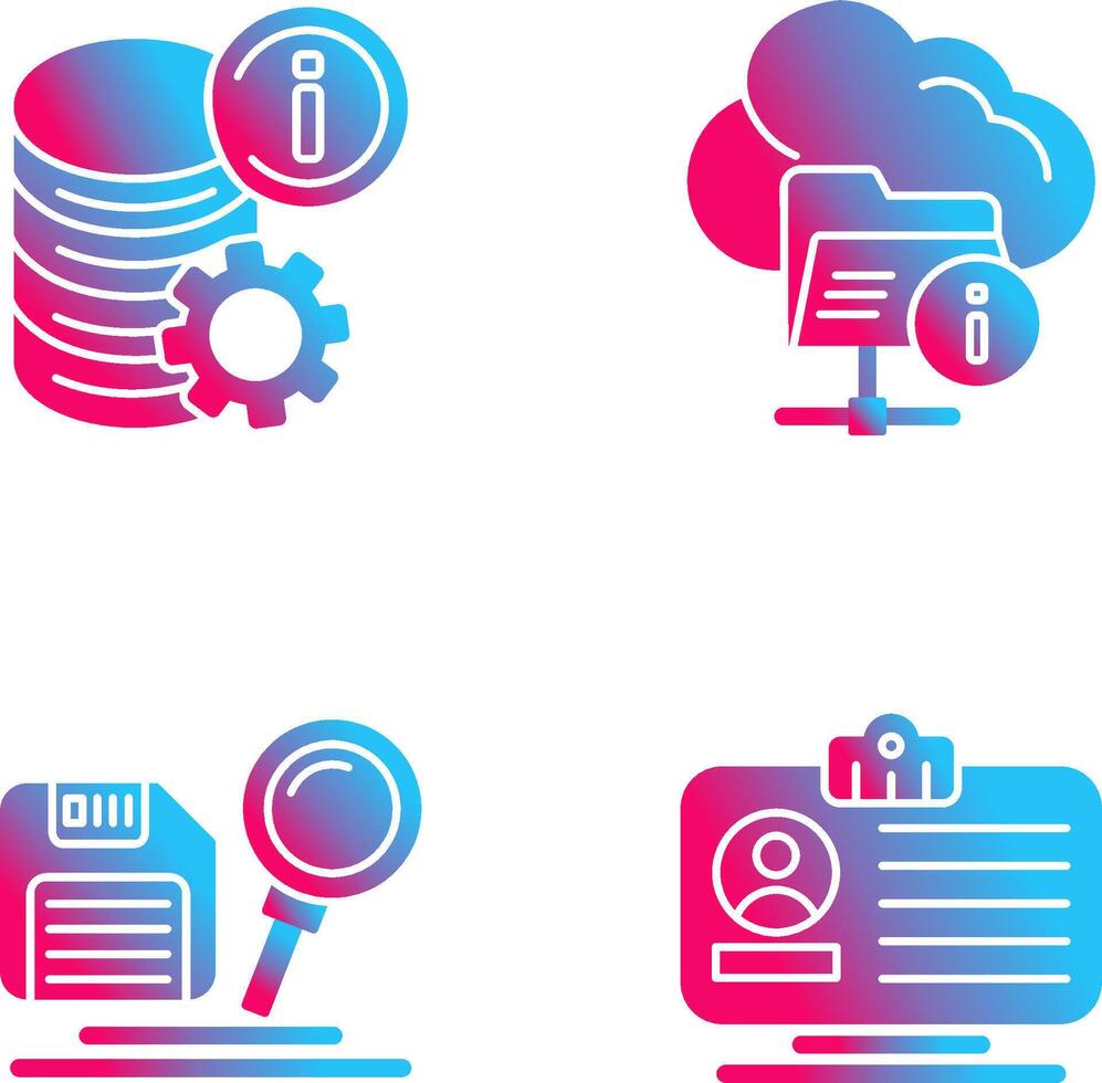 data and folder Icon 44665202 Vector Art at Vecteezy