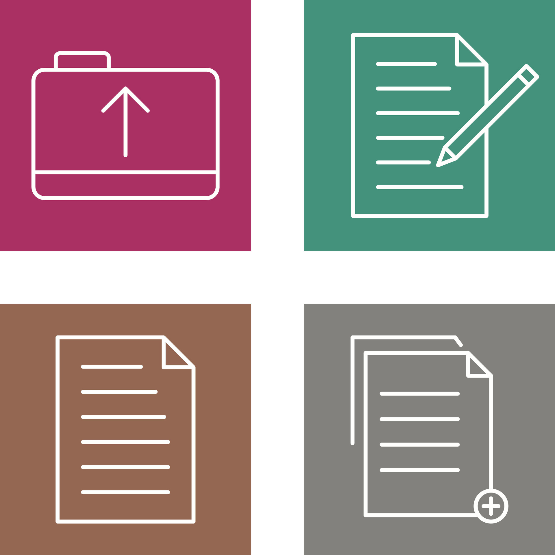 folder and edit document Icon 44670132 Vector Art at Vecteezy