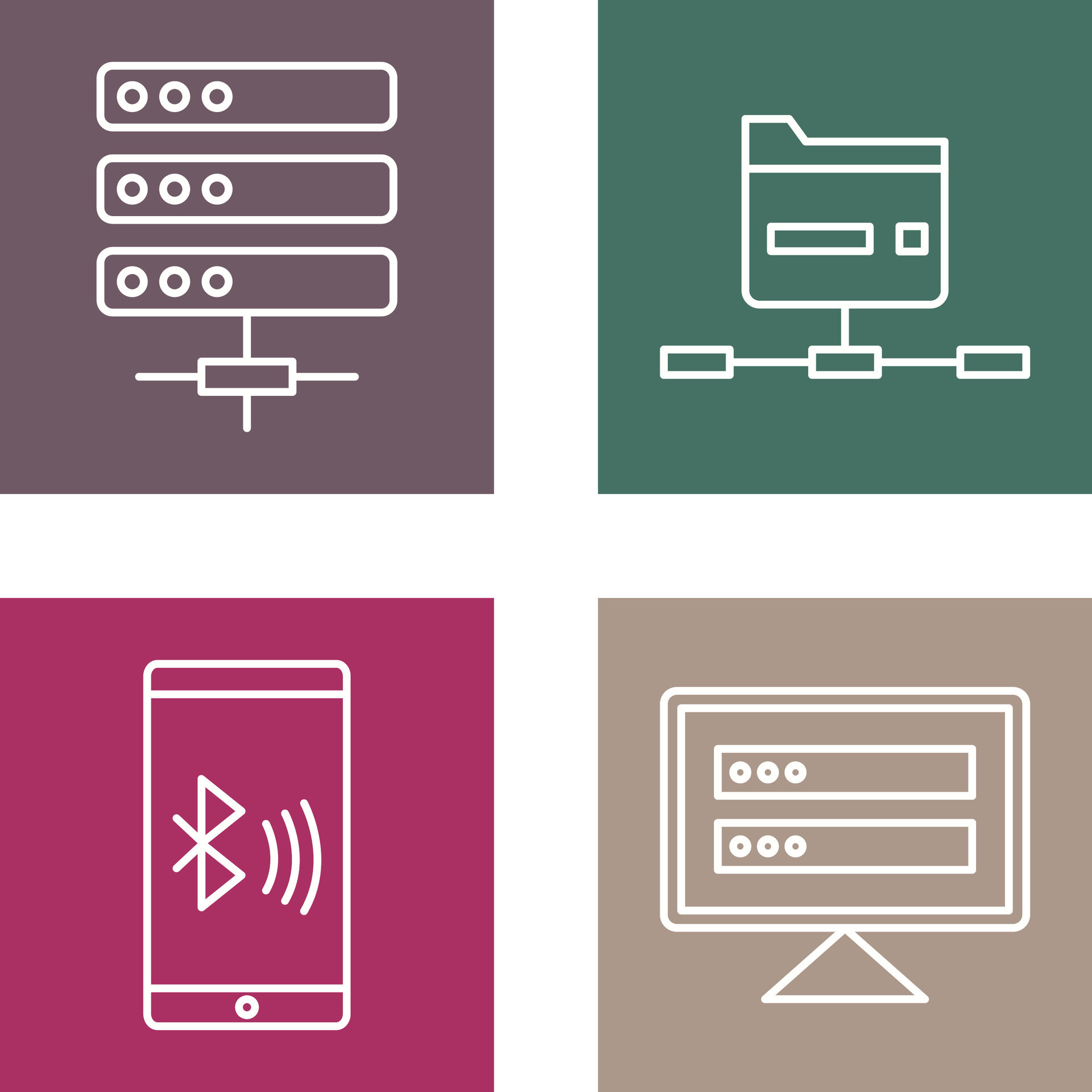 Server and Network Icon 44670411 Vector Art at Vecteezy