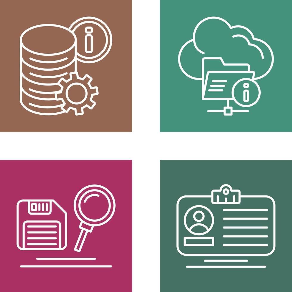 data and folder Icon 44670911 Vector Art at Vecteezy