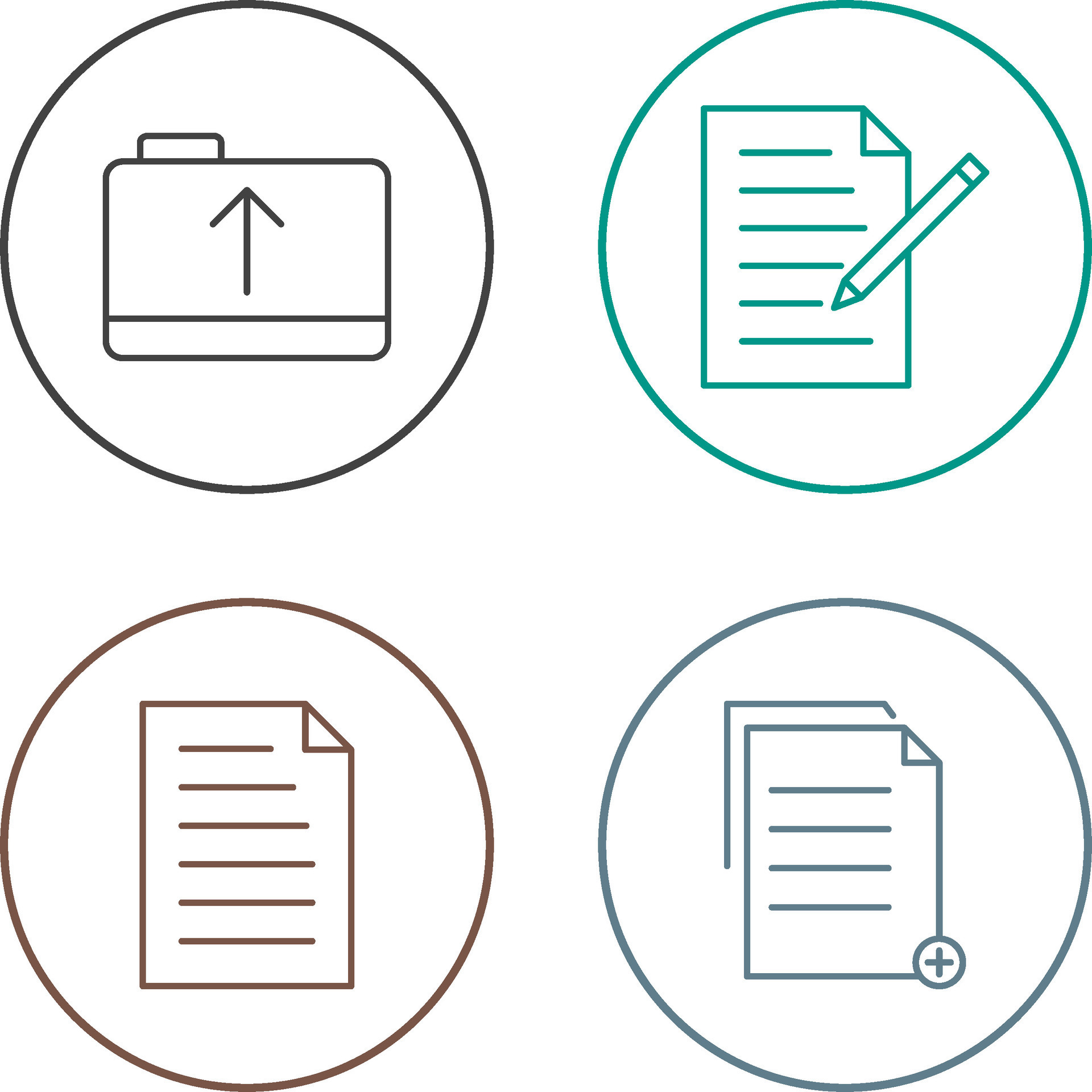 folder and edit document Icon 44673567 Vector Art at Vecteezy