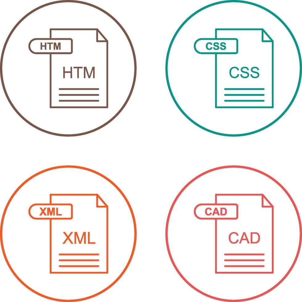 HTM and CSS Icon 44673695 Vector Art at Vecteezy