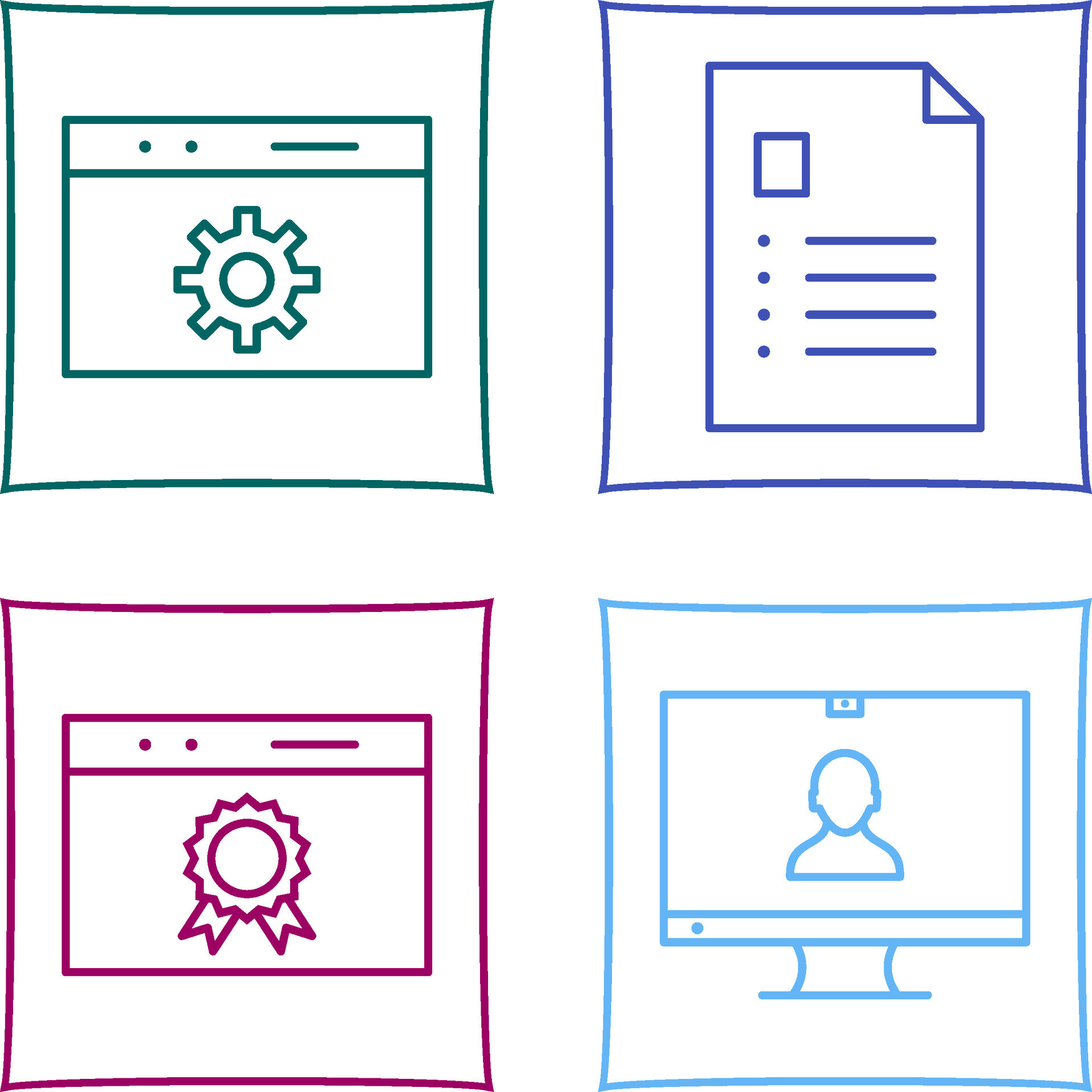 analytics and web optimization Icon 44674512 Vector Art at Vecteezy