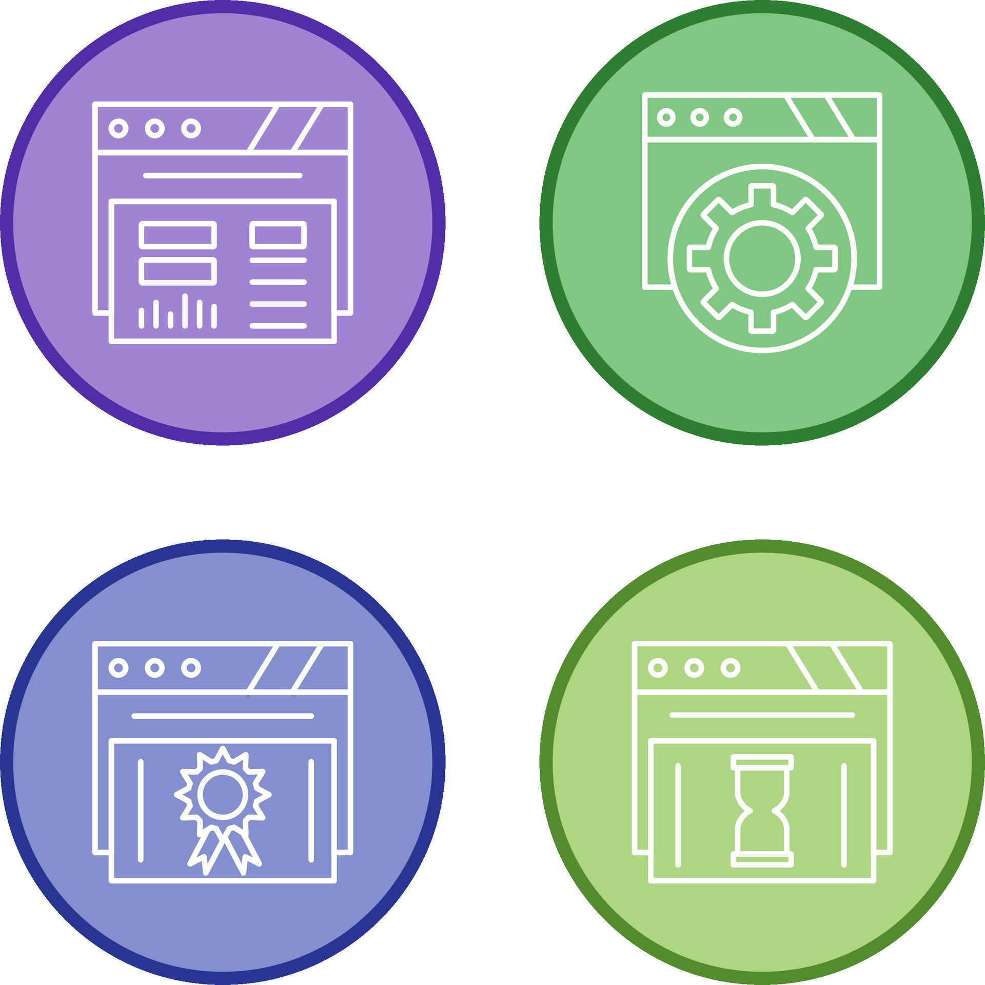 Dashboard and Browser Icon 44676219 Vector Art at Vecteezy