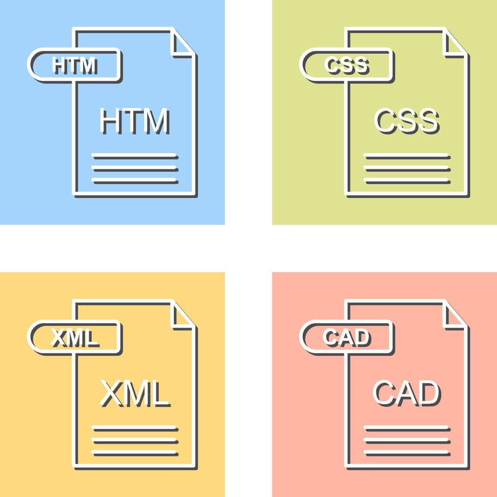 HTM and CSS Icon 44676983 Vector Art at Vecteezy