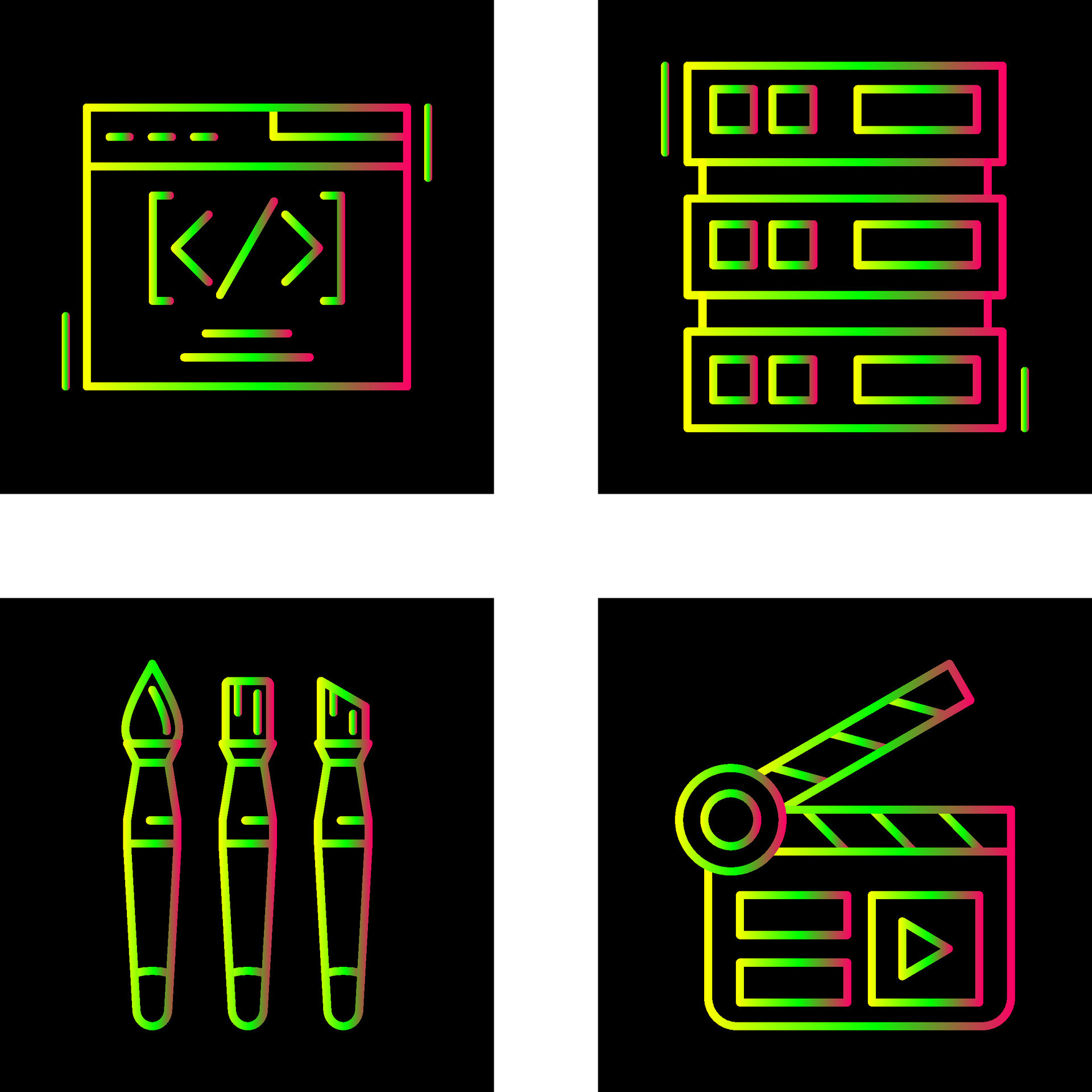 Web Coding ND Server Icon 44678497 Vector Art at Vecteezy
