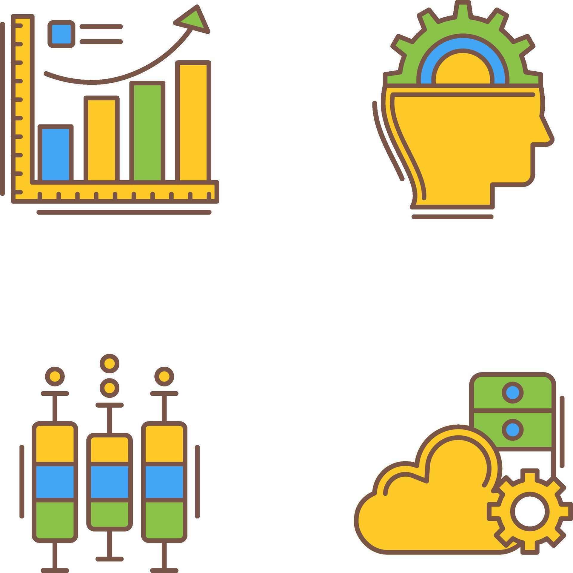 Growth Chart and Machine Learning Icon 44680794 Vector Art at Vecteezy