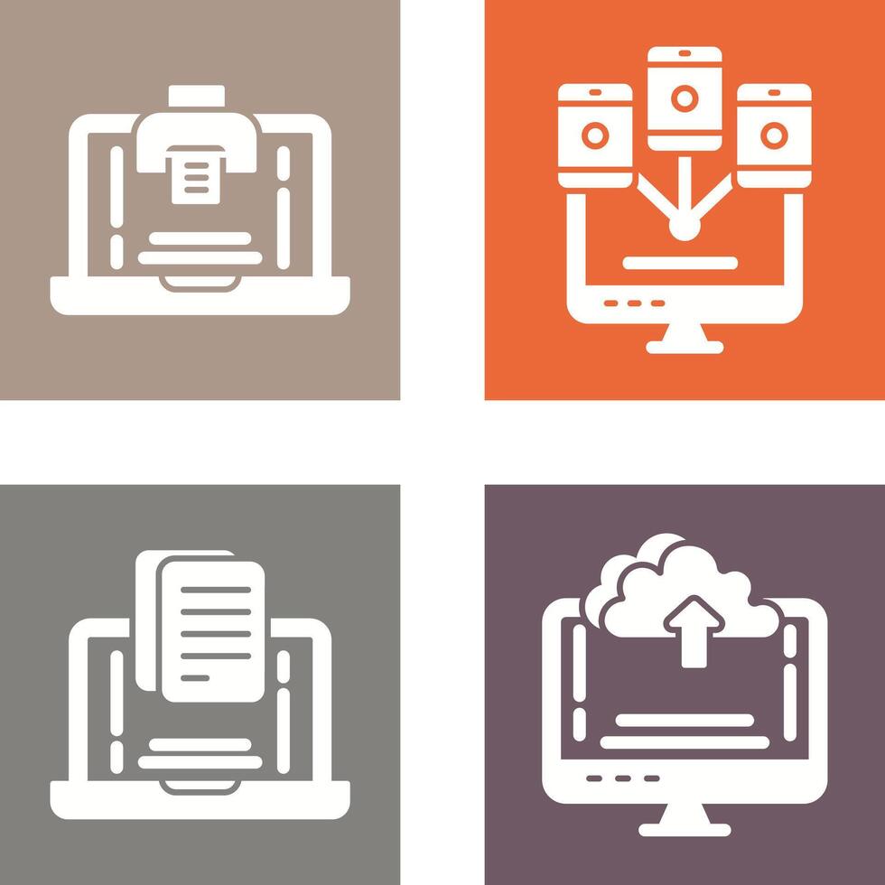 Print and Computer Icon 44682104 Vector Art at Vecteezy