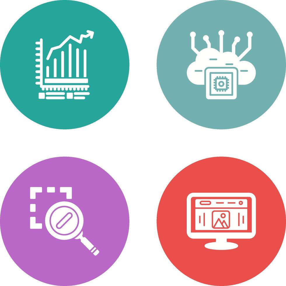 Bar Chart and Cloud Computing Icon 44683794 Vector Art at Vecteezy
