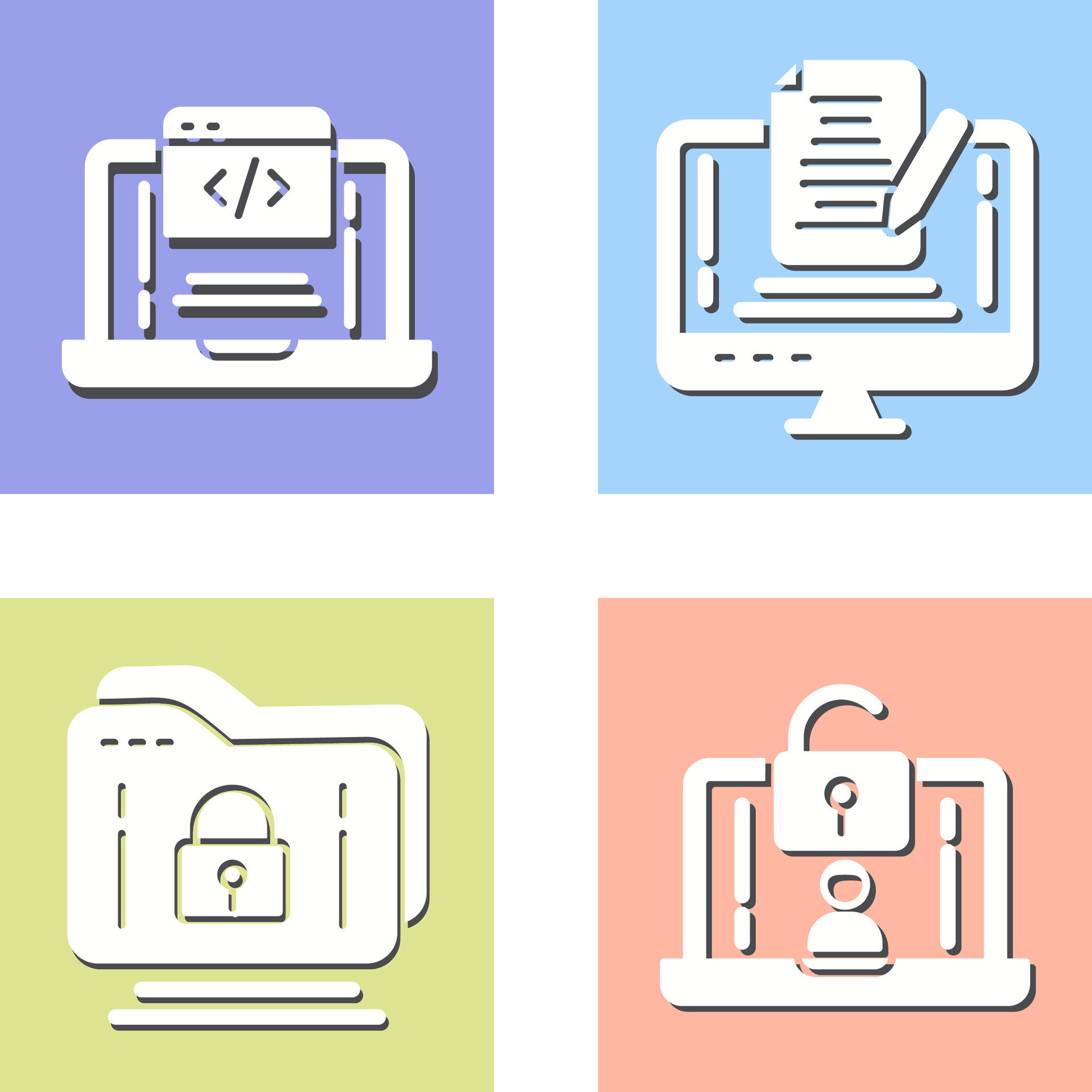 Coding and Note Icon 44688844 Vector Art at Vecteezy