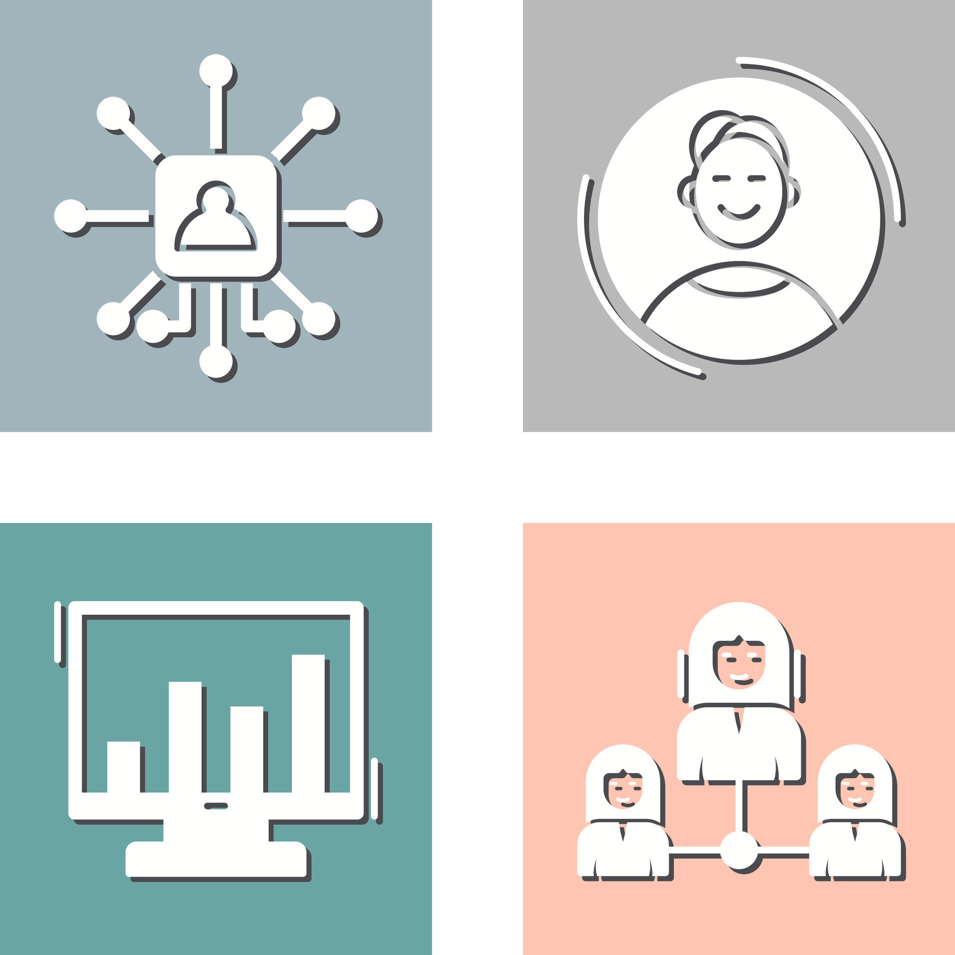 Networking and User Icon 44688873 Vector Art at Vecteezy