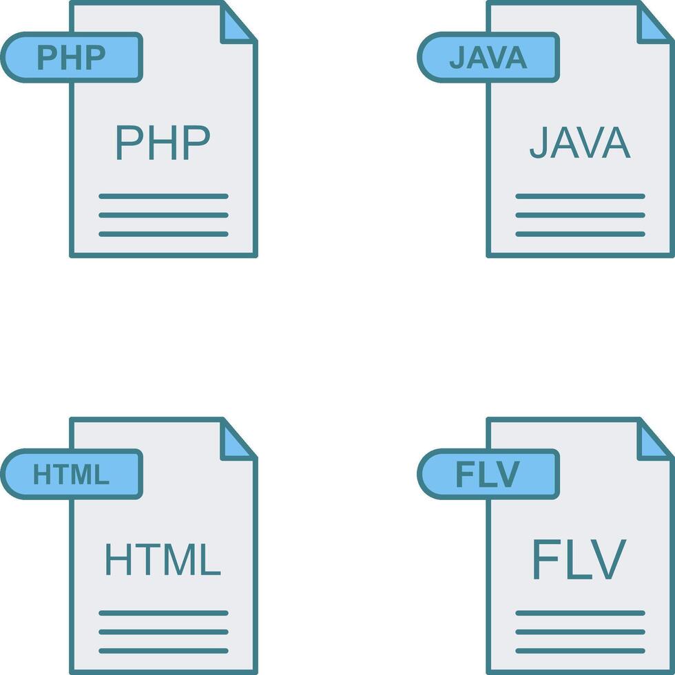 PHP and Java Icon 44694368 Vector Art at Vecteezy