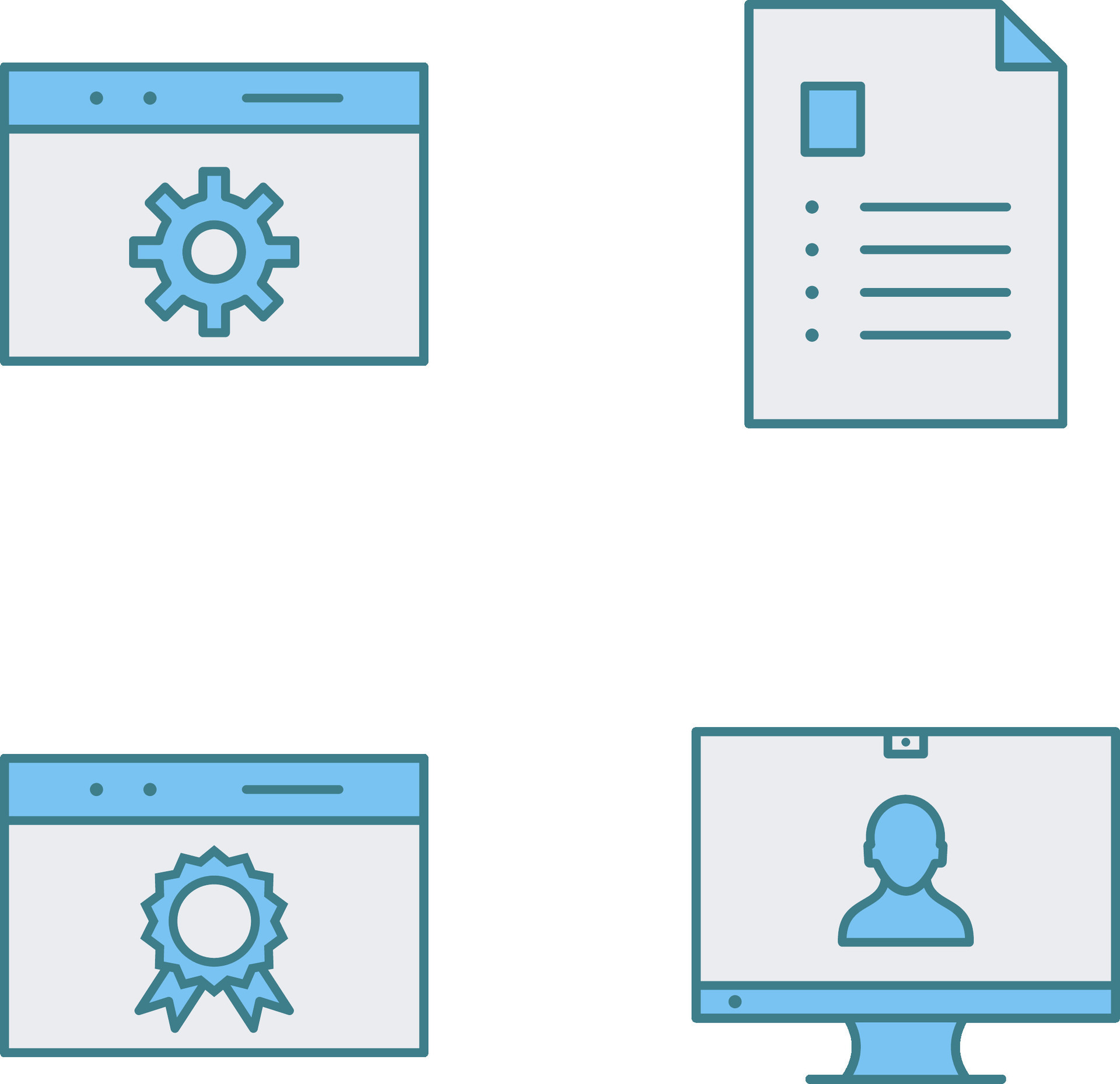 analytics and web optimization Icon 44694537 Vector Art at Vecteezy