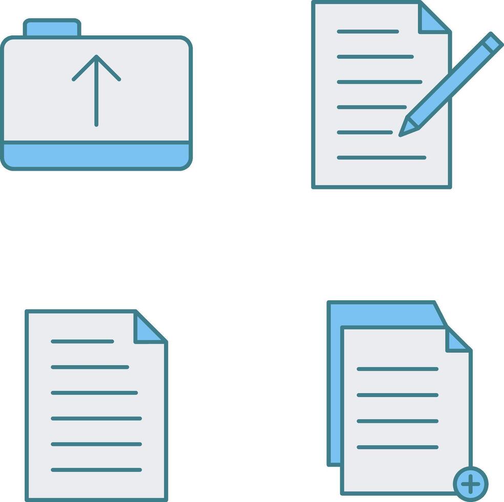 folder and edit document Icon 44694607 Vector Art at Vecteezy