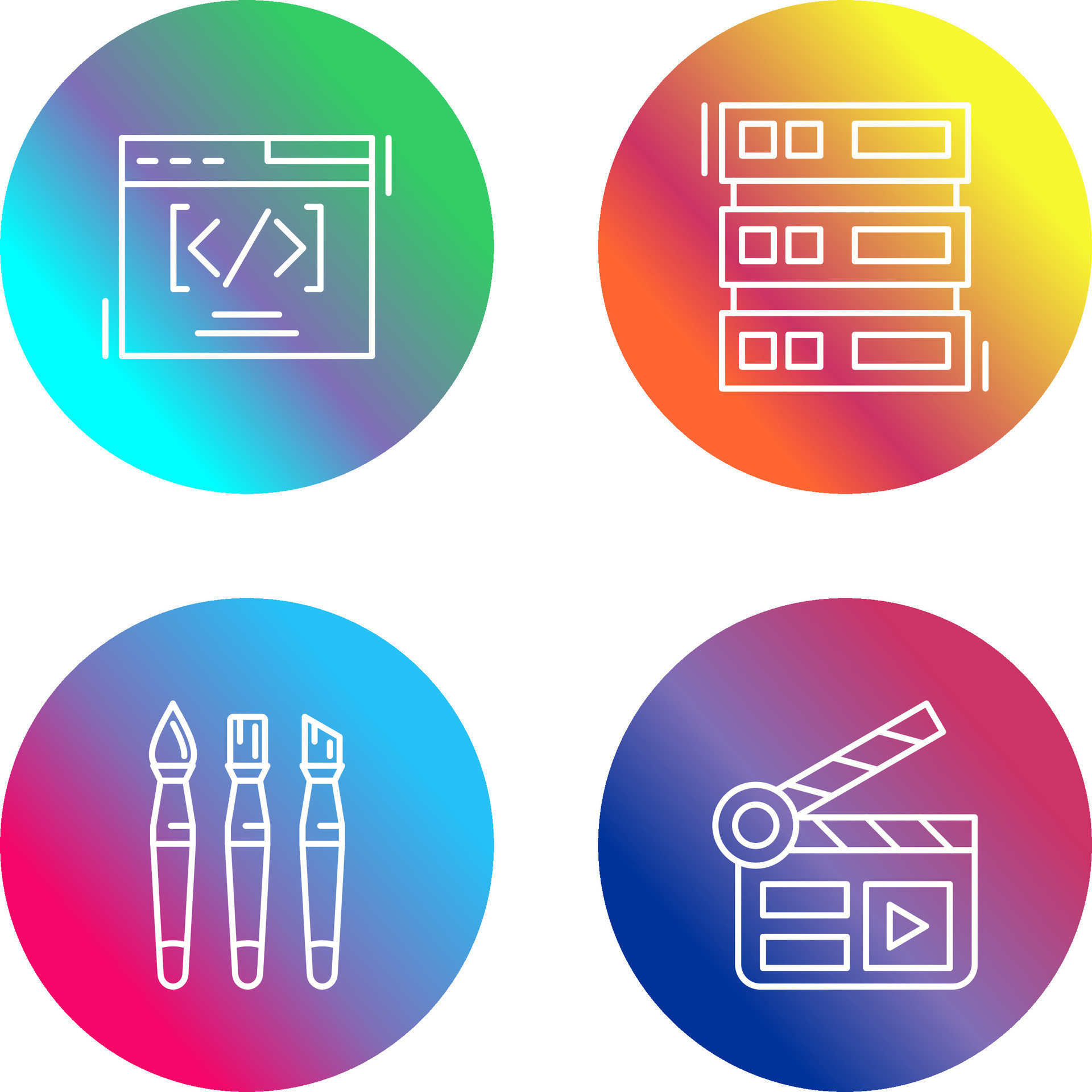 Web Coding ND Server Icon 44695411 Vector Art at Vecteezy