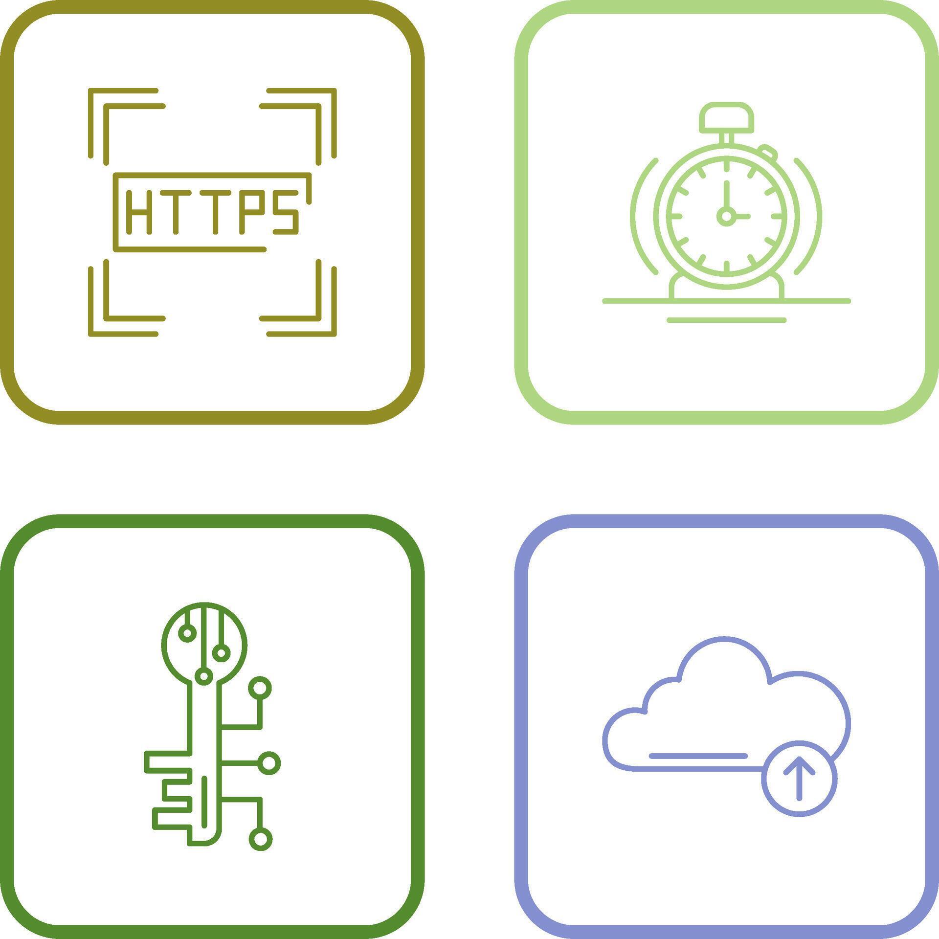 Https and Alarm Icon 44697924 Vector Art at Vecteezy