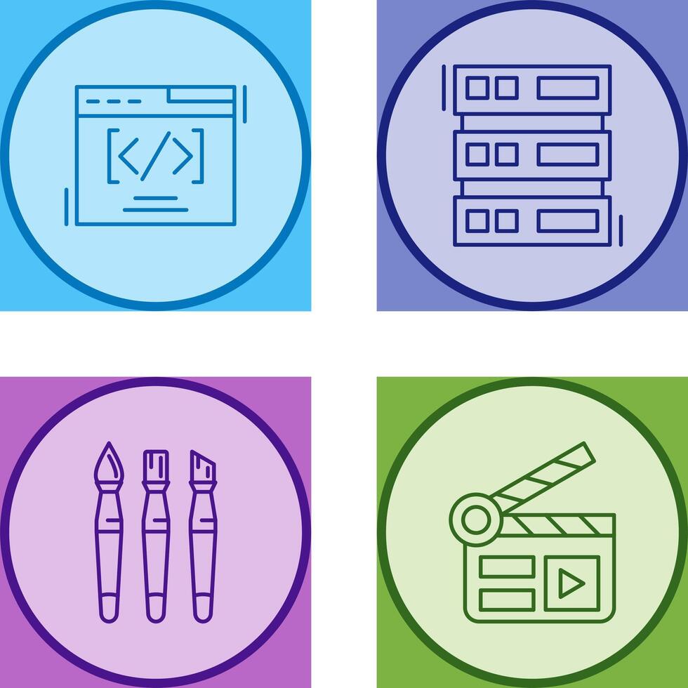 Web Coding ND Server Icon 44700923 Vector Art at Vecteezy