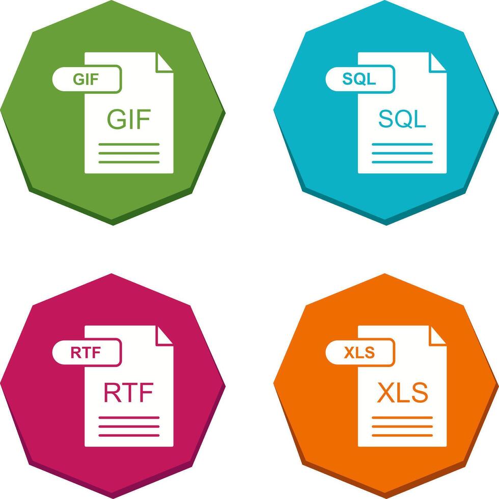 gif y sql icono 44709971 Vector en Vecteezy