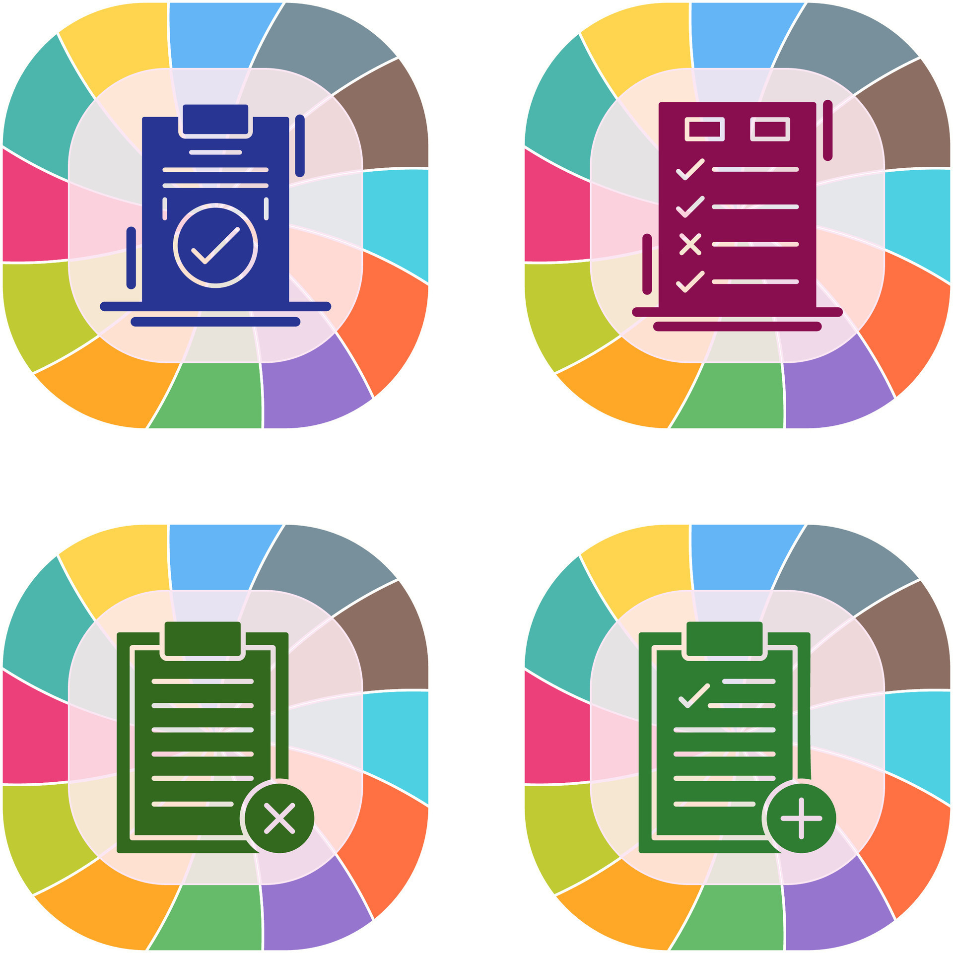 Today to Done Check List and Checkmark Icon 44712137 Vector Art at Vecteezy