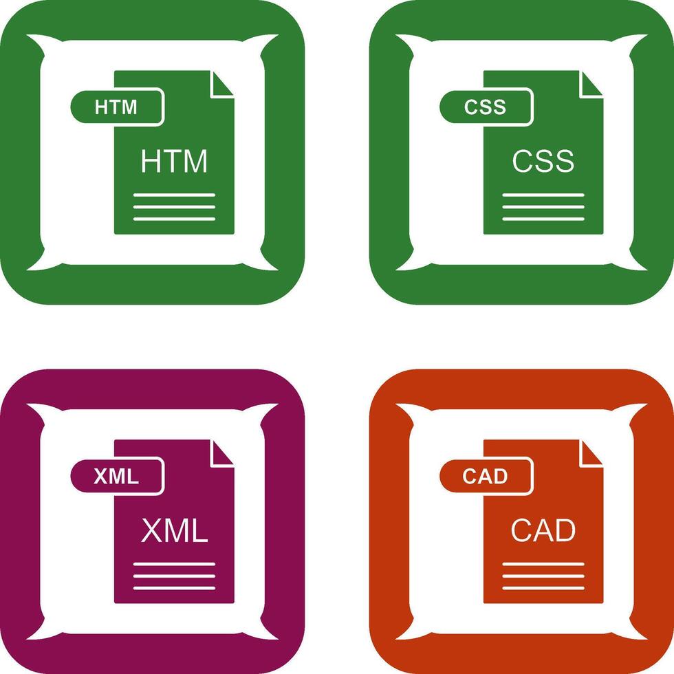 HTM and CSS Icon 44713036 Vector Art at Vecteezy