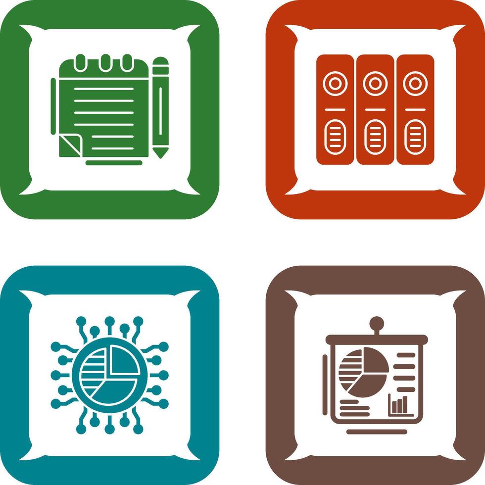 Notepad and Document Icon 44713195 Vector Art at Vecteezy