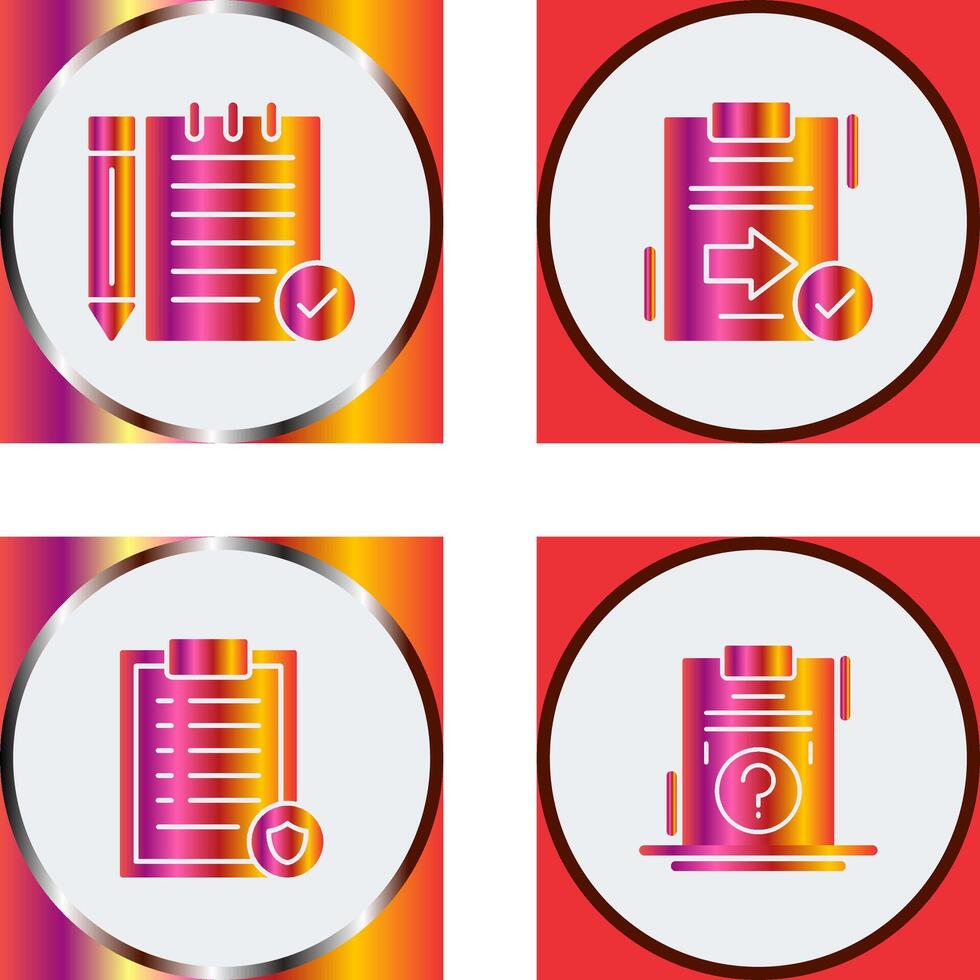 Check Notes and Send Icon 44716986 Vector Art at Vecteezy