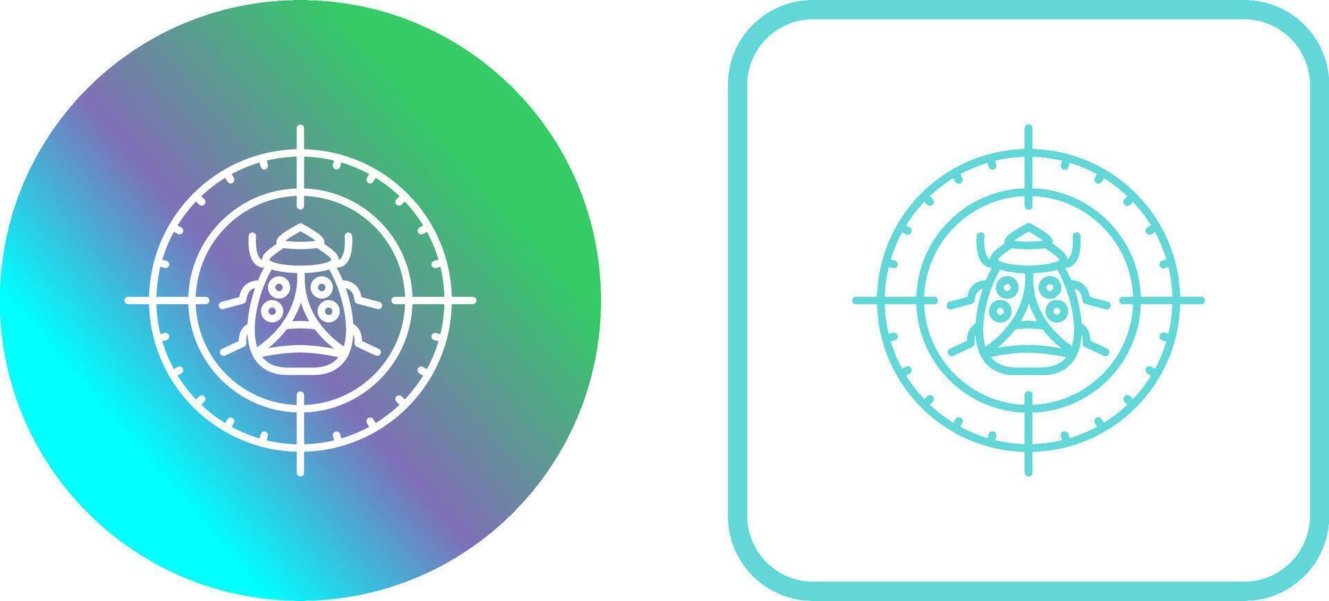 Bug Target Icon Design 44720906 Vector Art at Vecteezy