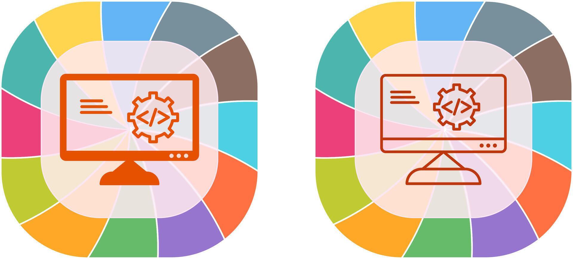 Unique Code Optimization Icon Design 44728805 Vector Art at Vecteezy