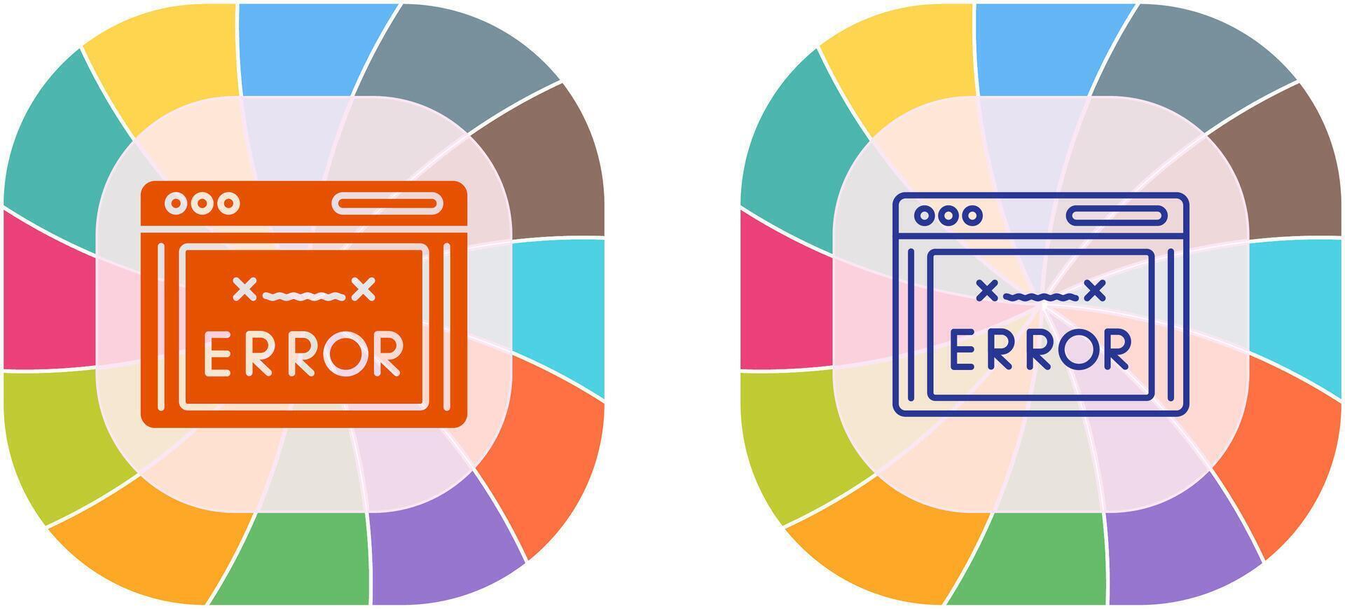 Error Code Icon Design 44730447 Vector Art at Vecteezy