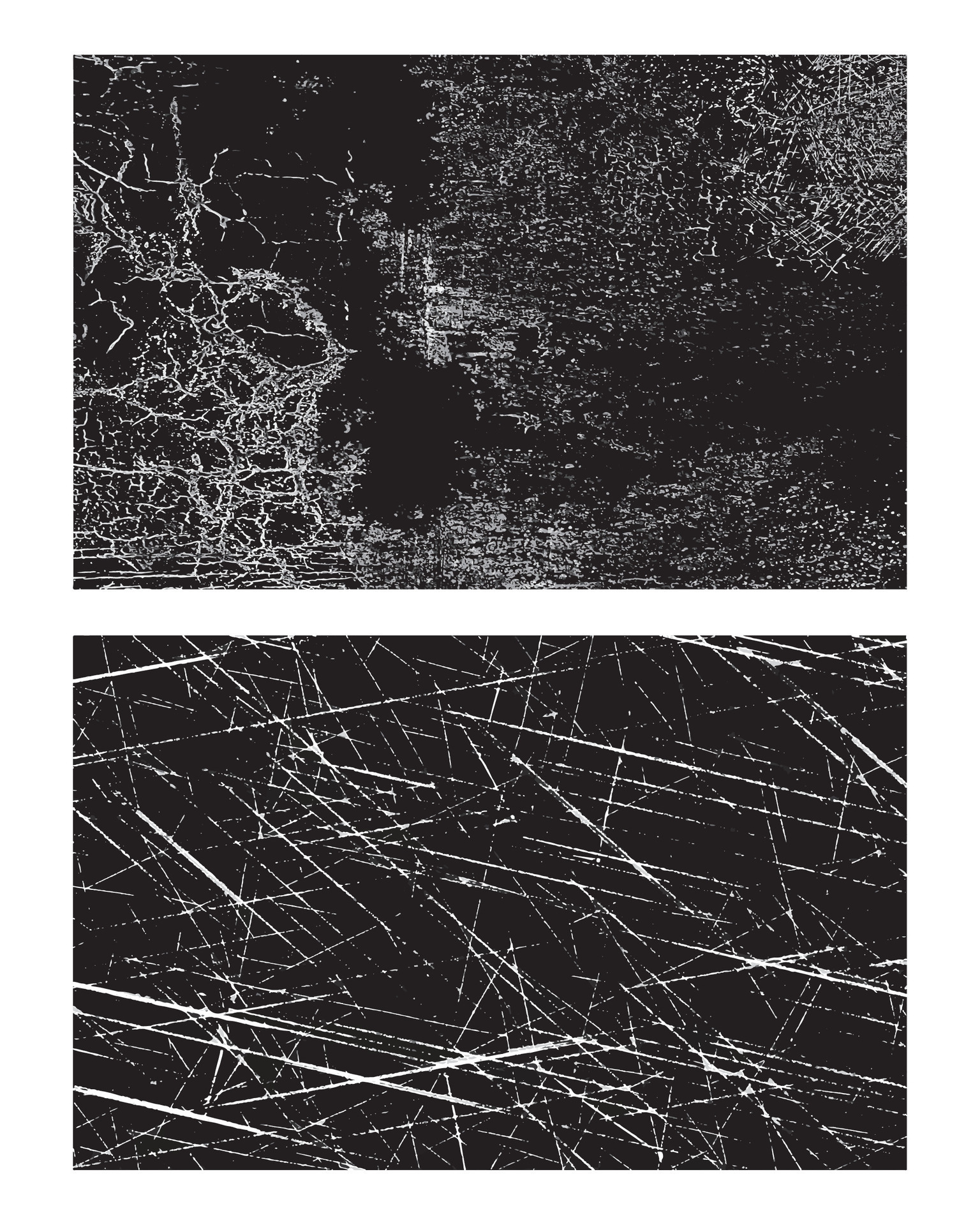 Set of Scratch Grunge Textures 44751489 Vector Art at Vecteezy