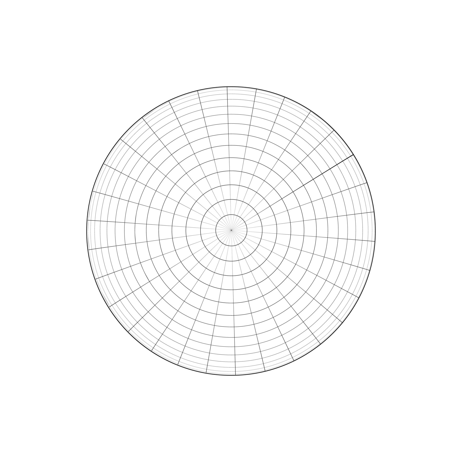 Sphere wireframe icon. Top view. Orb model, spherical shape, grid ball ...