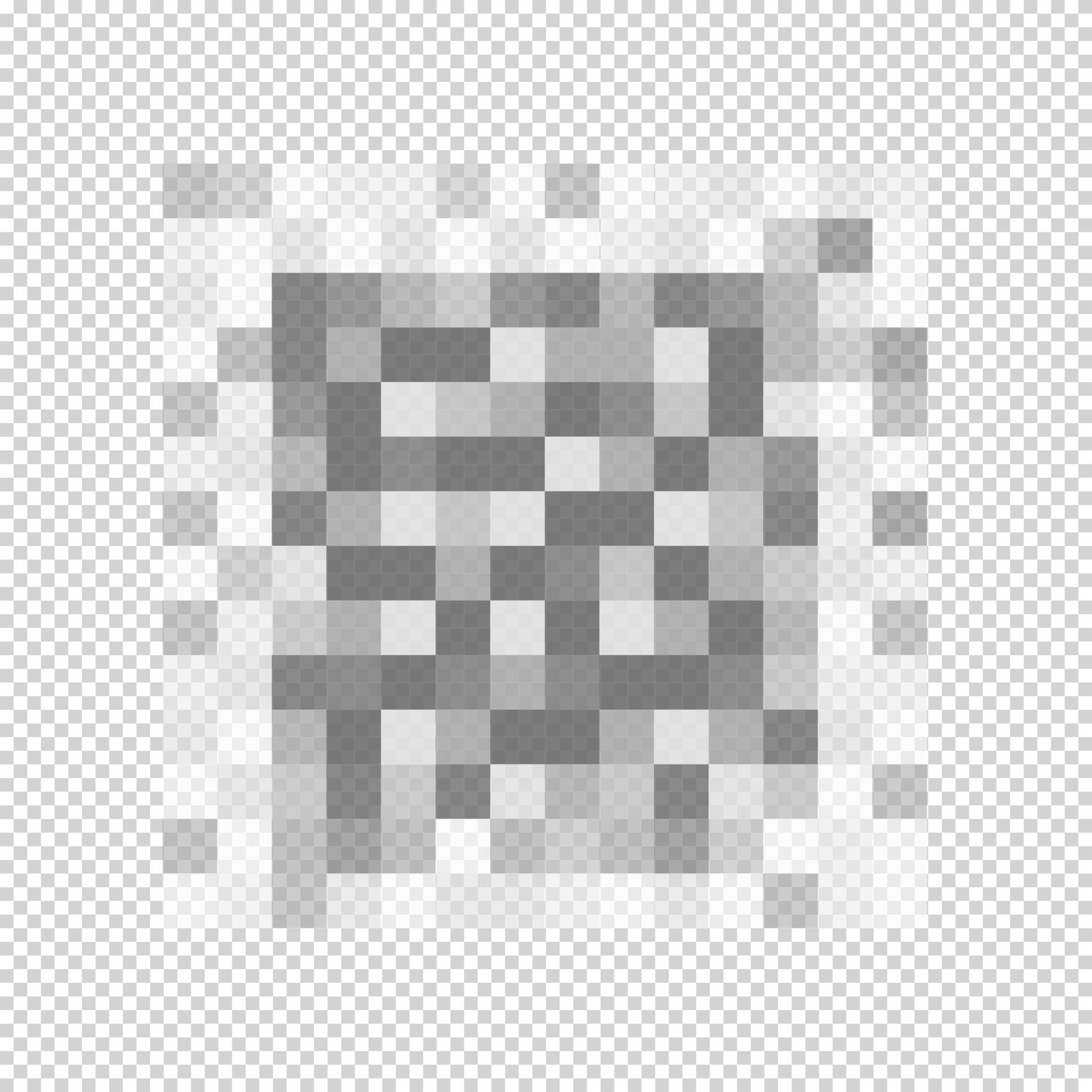 Censorship blur effect checkered texture. Gray pixel mosaic pattern hiding text, image or ...