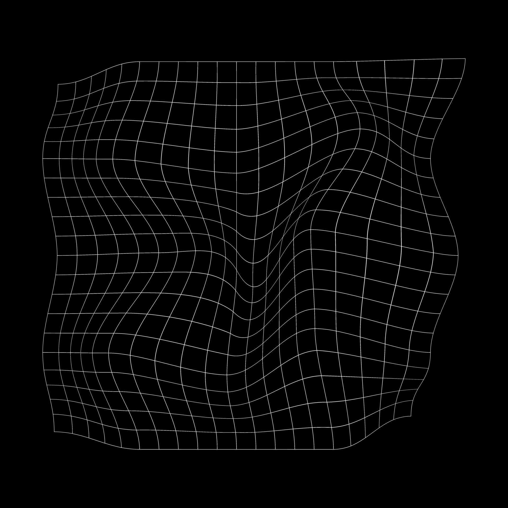 Distorted Square Grid Warped Mesh Texture Curvatured Net Checkered