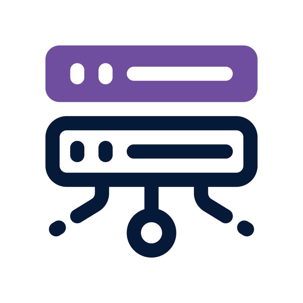 server icon. dual tone icon for your website, mobile, presentation, and ...