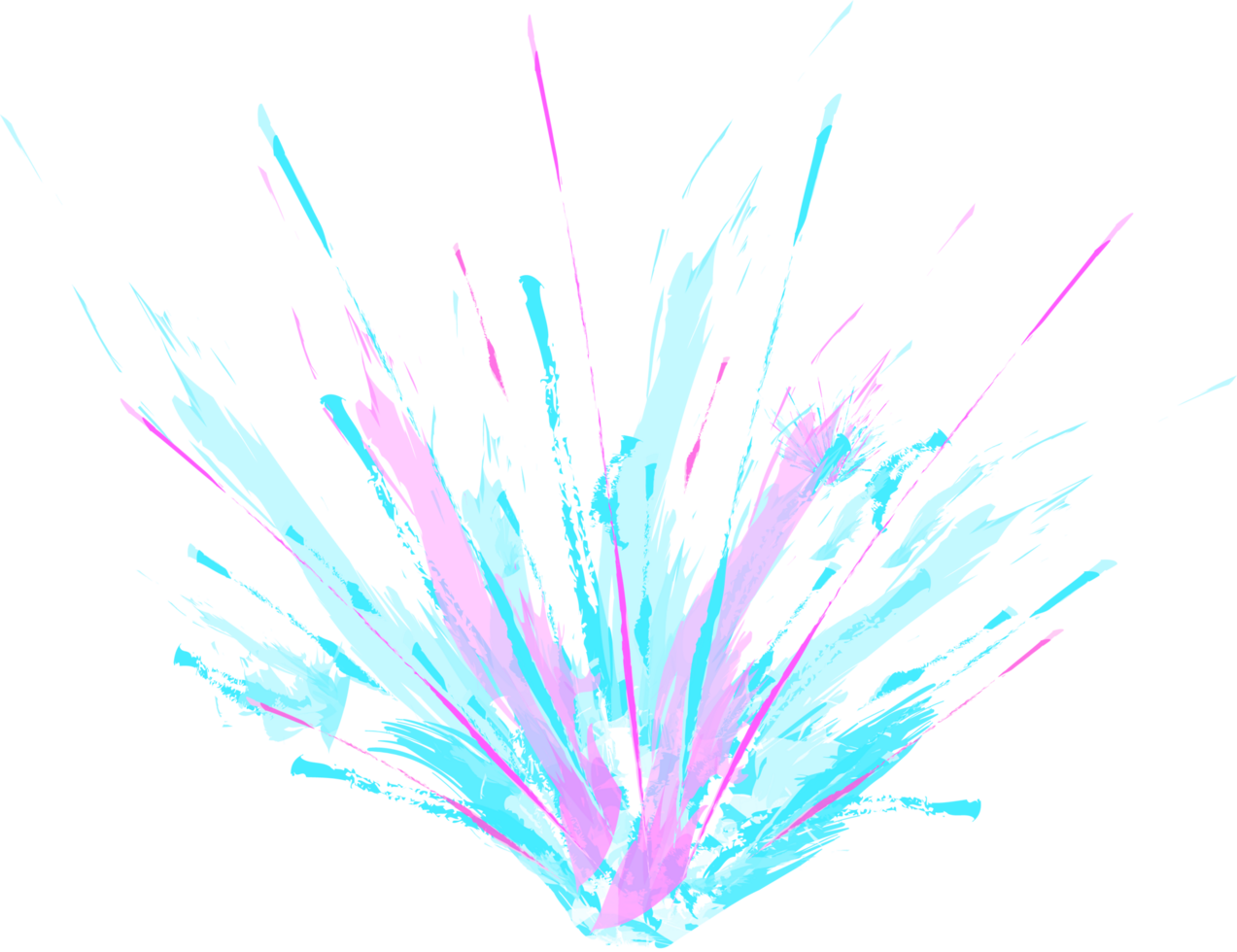 Neon Splatter PNGs for Free Download