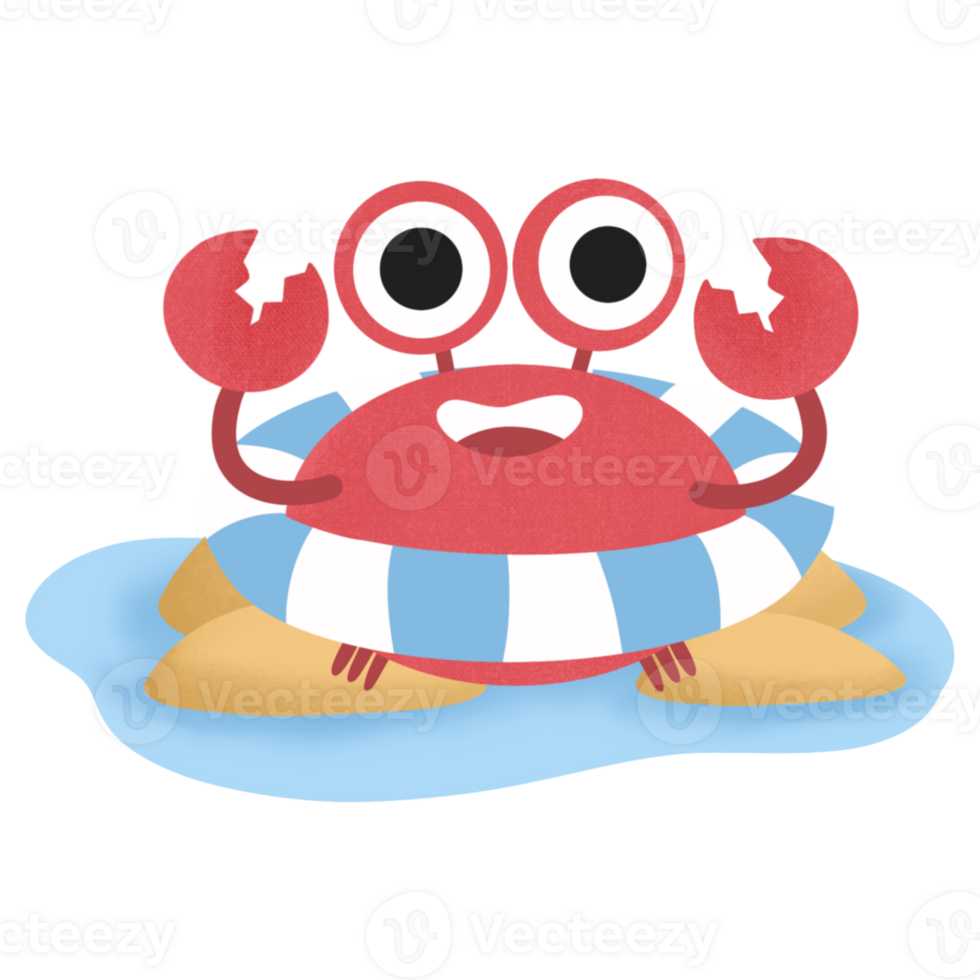 Cute Crab Illustration 44763080 Png