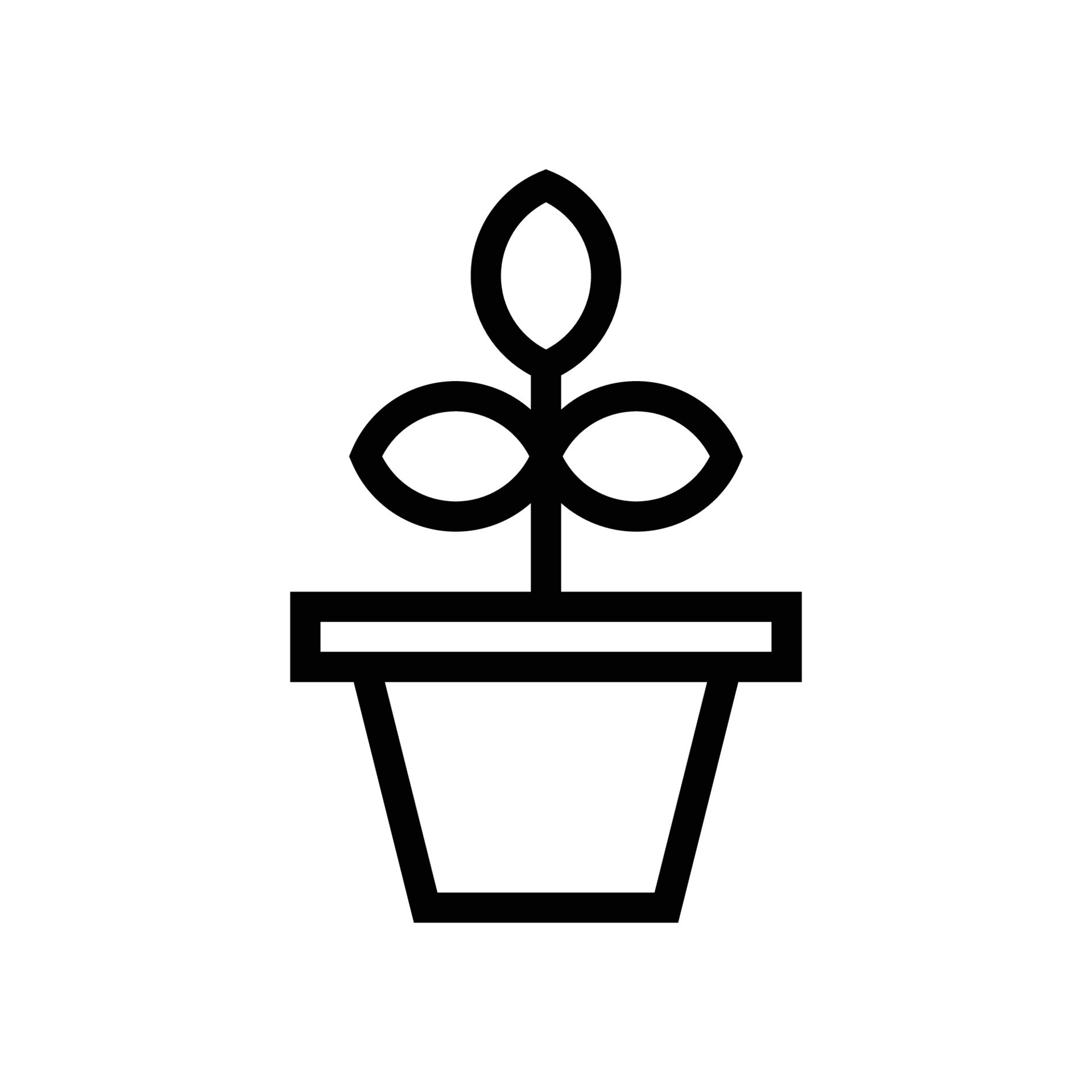 plant line icon free symbol 44766555 Vector Art at Vecteezy